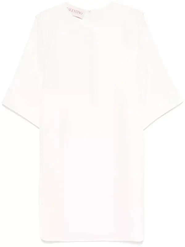 Valentino Garavani Silk Mini Dress - White