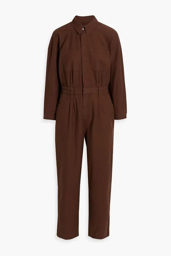 FRAME Cotton Jumpsuit - Chocolate