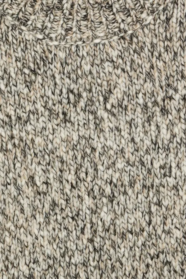 FRAME Marled Wool-blend Sweater