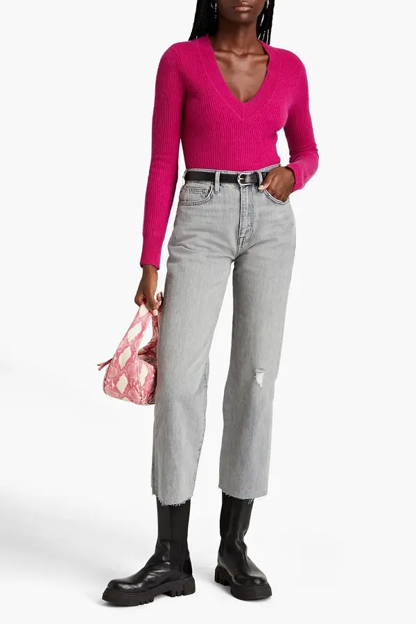 FRAME Le Jane Cropped Straight-leg Jeans