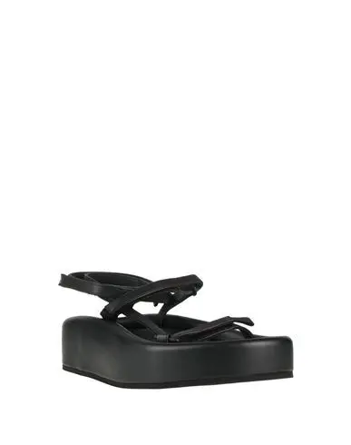 MAISON MARGIELA Leather Technical Wedge Sandals
