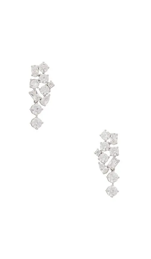 Shashi Jacklyn Dangle Earrings - Silver