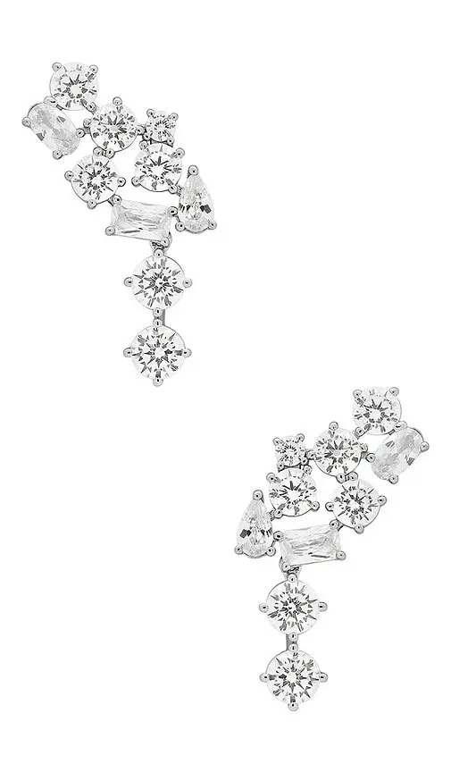 Shashi Jacklyn Dangle Earrings - Silver