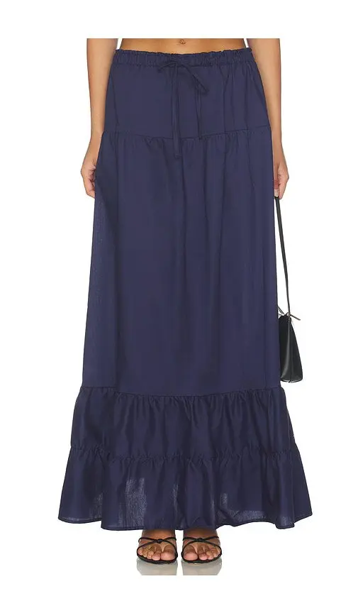 Peixoto Riley Maxi Skirt - Navy