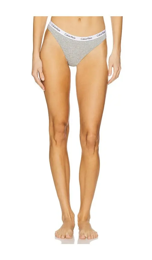 Calvin Klein Carousel Bikini 3 Pack In Black - Heather Grey  White & Black