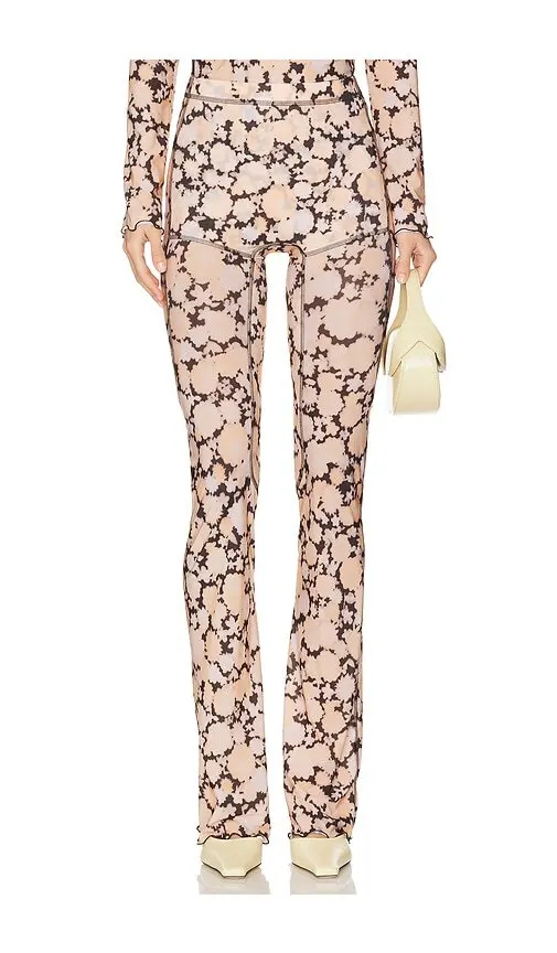 KNWLS Halcyon Legging In Peach - Hazy Floral