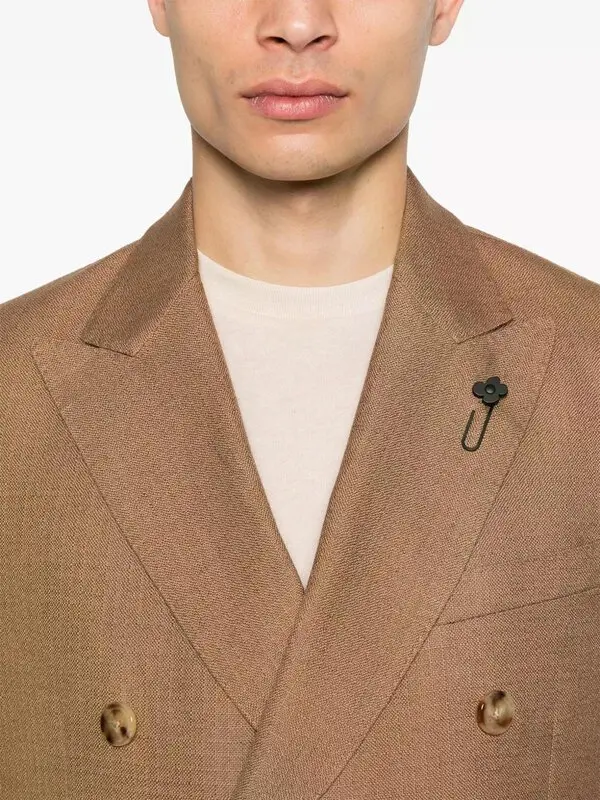 LARDINI Brooch-detail Blazer