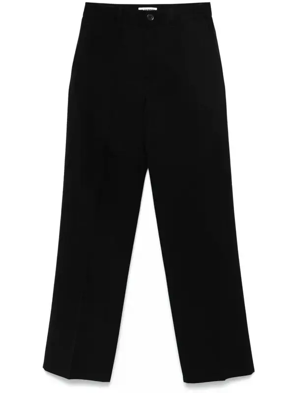 JIL SANDER Virgin-wool Gabardine Trousers
