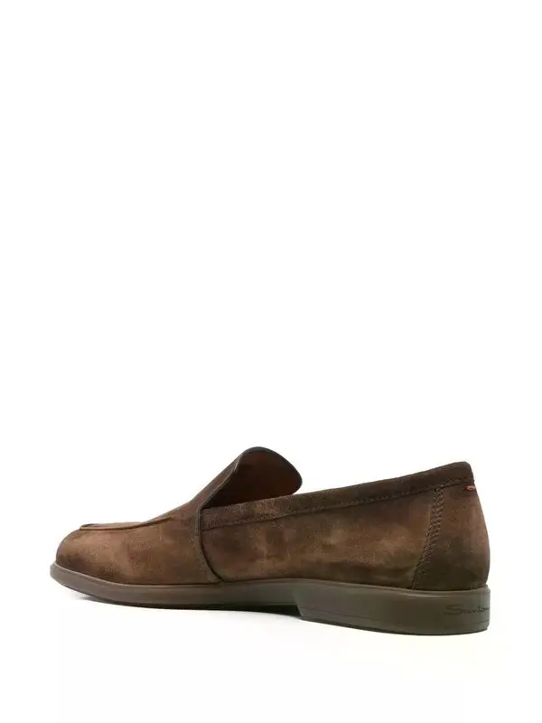 Santoni Suede Loafers