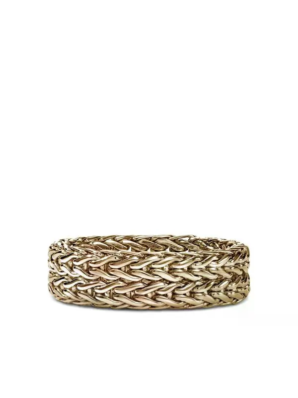 John Hardy 14kt Yellow Rata Chain Ring - Gold