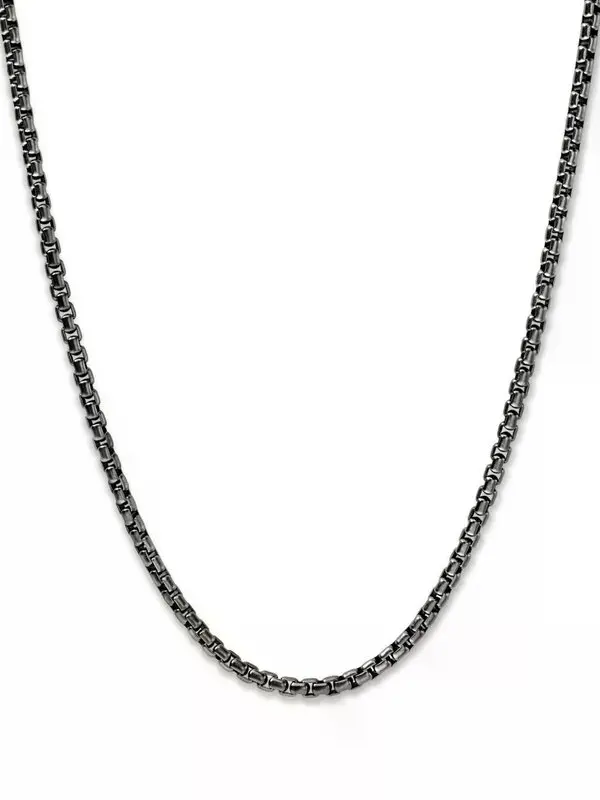 John Hardy Sterling Box Chain Necklace - Silver