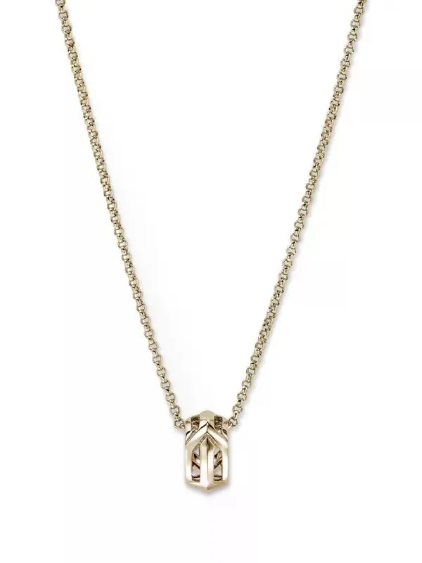 John Hardy 14kt Yellow Icon Pendant Necklace - Gold