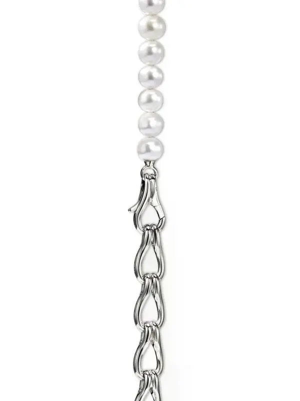 John Hardy Surf Pearl Necklace - Silver