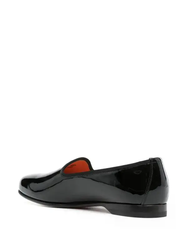 Santoni Leather Slippers
