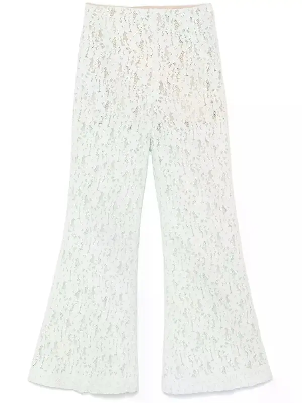 TWINSET Lace Trousers - Green