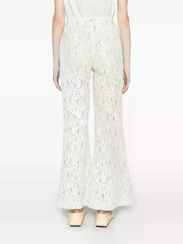 TWINSET Lace Trousers - Green