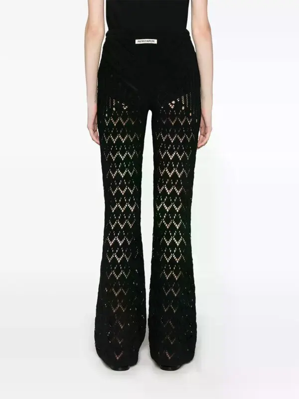 Patrizia Pepe Openwork Trousers