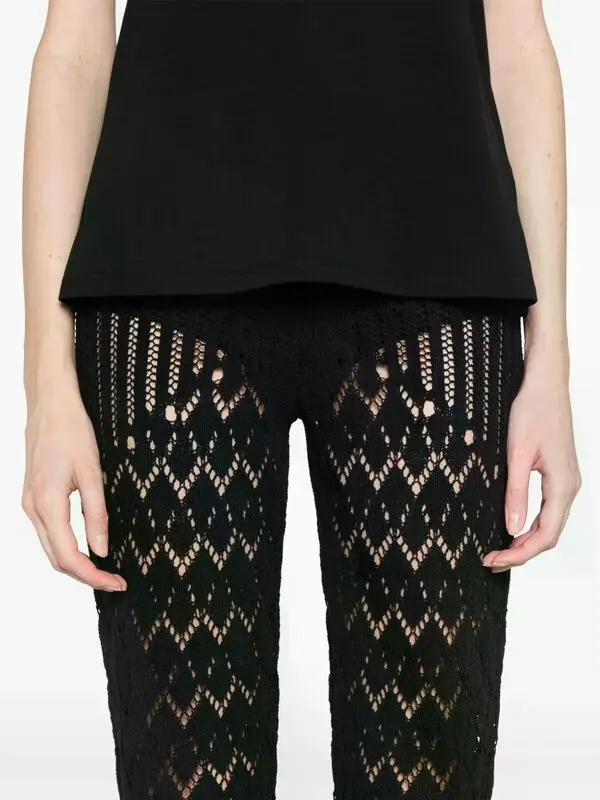 Patrizia Pepe Openwork Trousers