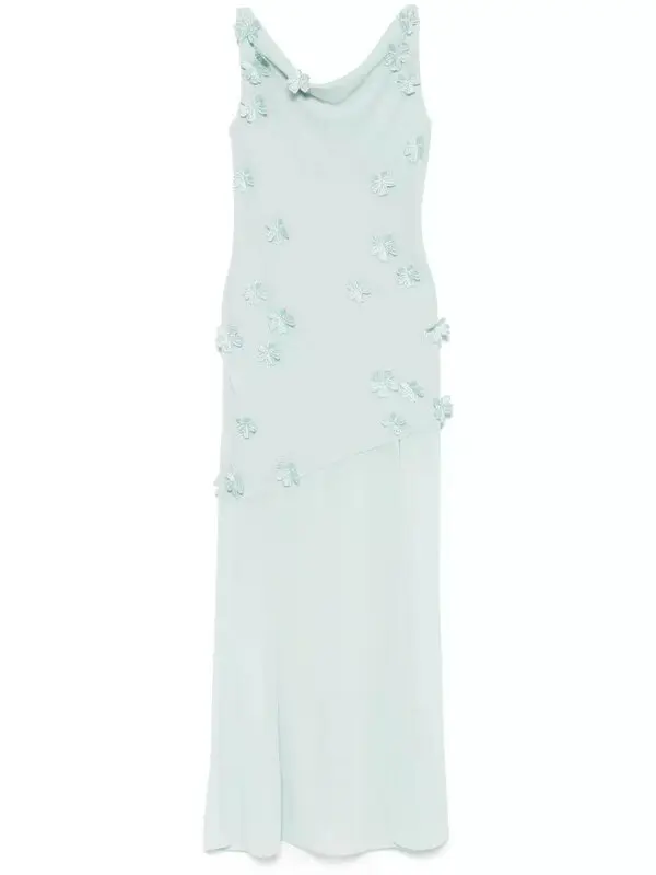 ROTATE BY BIRGER CHRISTENSEN Waterfall Maxi Dress - Blue