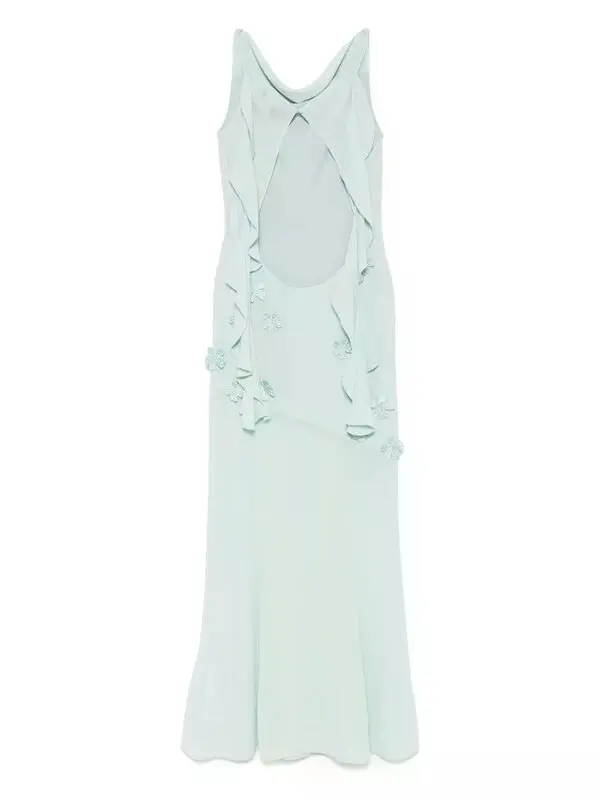ROTATE BY BIRGER CHRISTENSEN Waterfall Maxi Dress - Blue