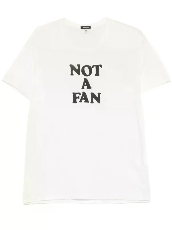 R13 Not A Fan T-shirt - White