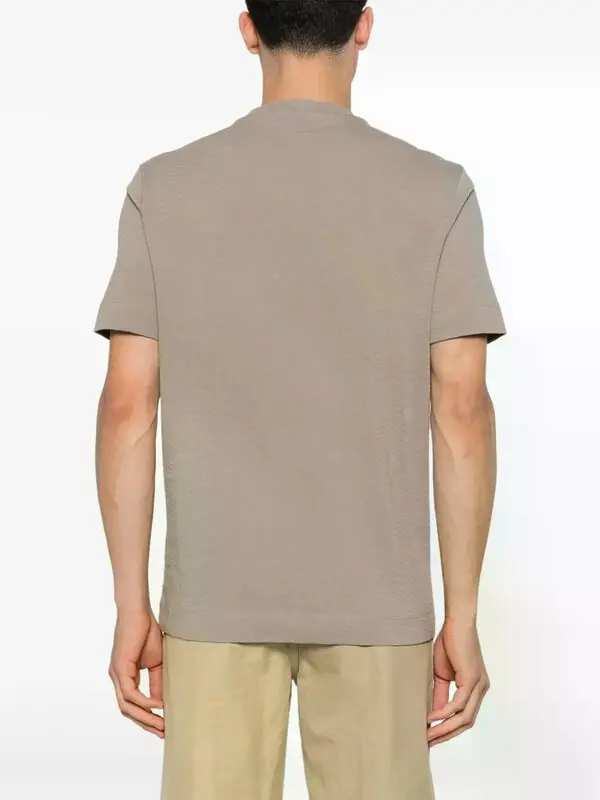 Emporio Armani Waves-jacquard T-shirt