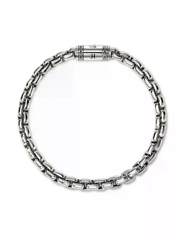 John Hardy Sterling Box Chain Bracelet - Silver