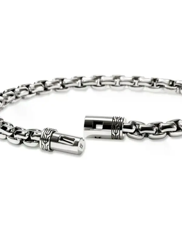 John Hardy Sterling Box Chain Bracelet - Silver