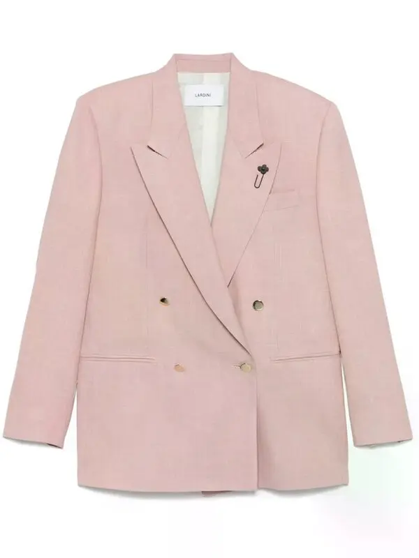 LARDINI Brooch-detail Blazer