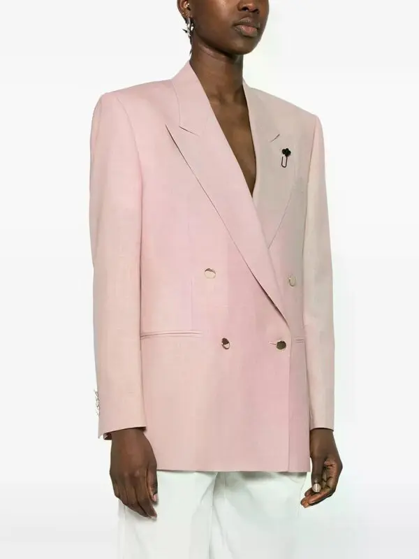 LARDINI Brooch-detail Blazer