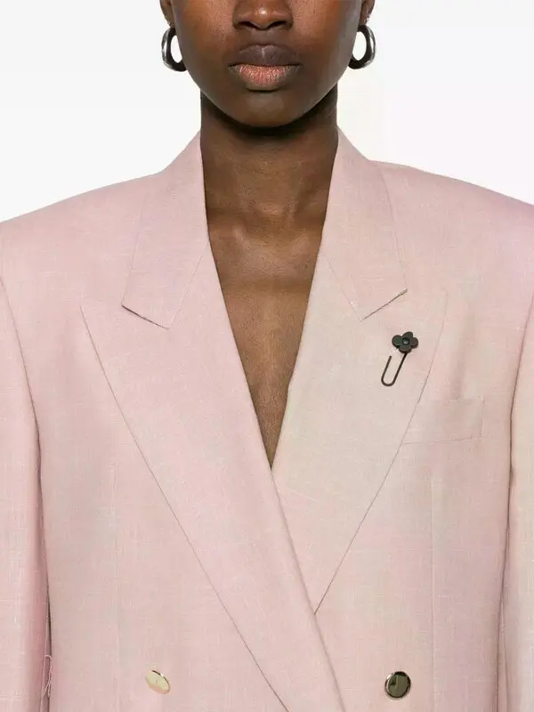 LARDINI Brooch-detail Blazer