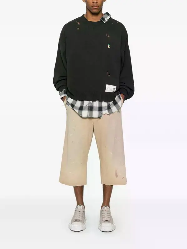 MAISON MARGIELA Paint-splatter Shorts