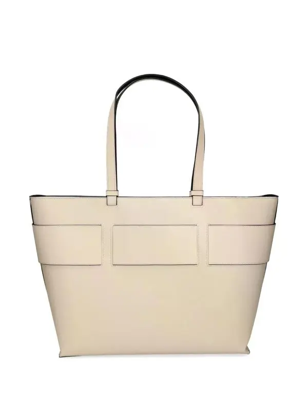 Armani Exchange Logo-plaque Tote Bag - Neutrals