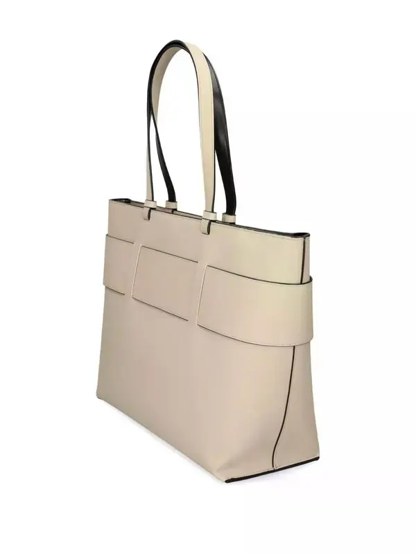 Armani Exchange Logo-plaque Tote Bag - Neutrals