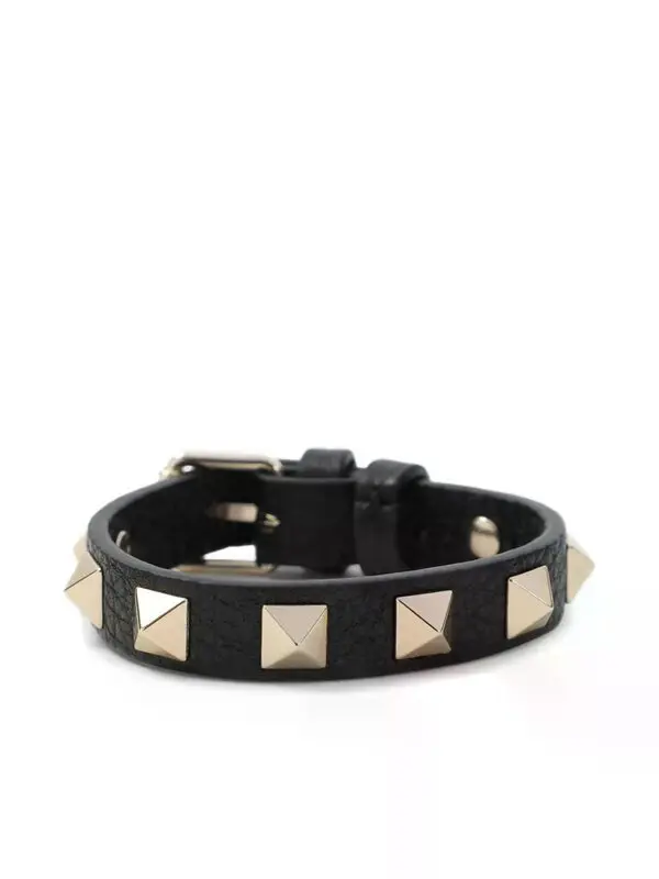 Valentino Garavani Stud-embellished Bracelet - Black