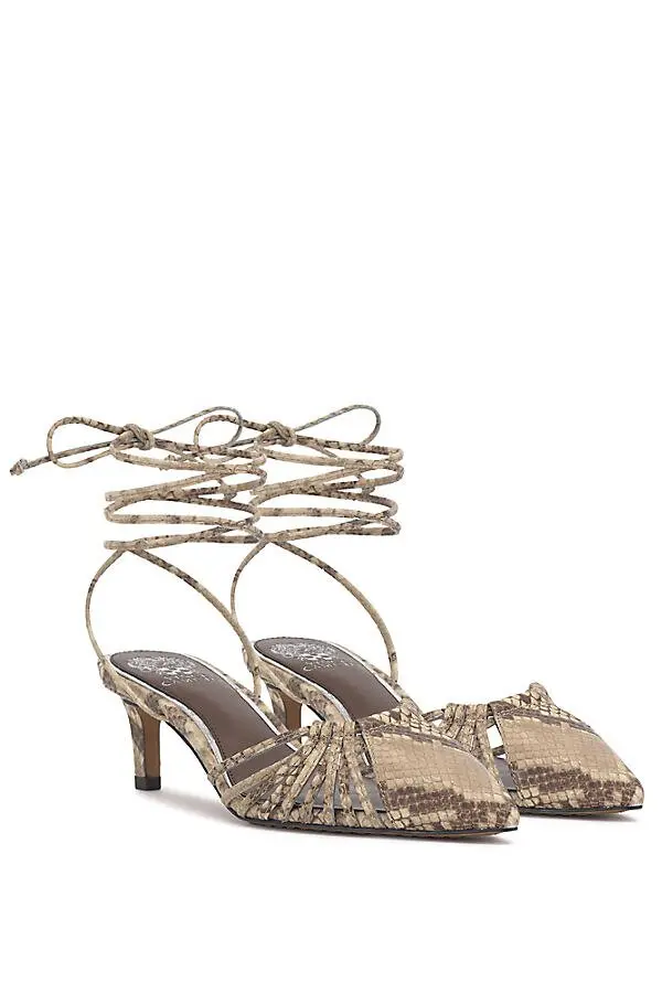 Vince Camuto Kota Ankle-wrap Kitten Heels
