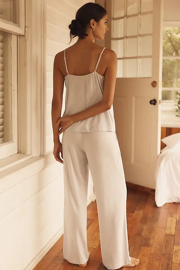 Eberjey Gisele Cami & Pants Pajama Set - Sky