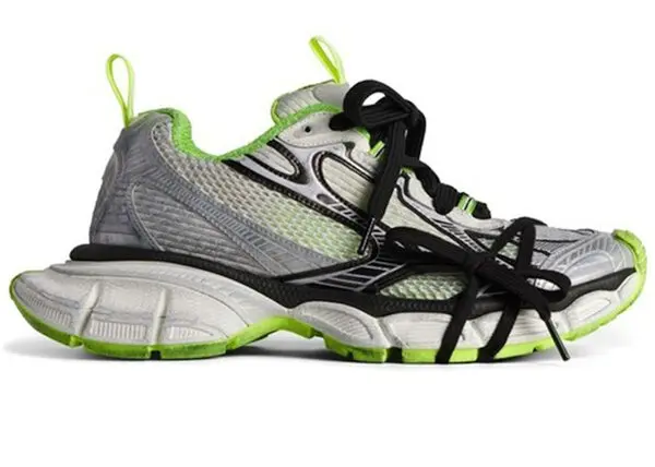 Balenciaga 3xl Sneakers - Silver/lime