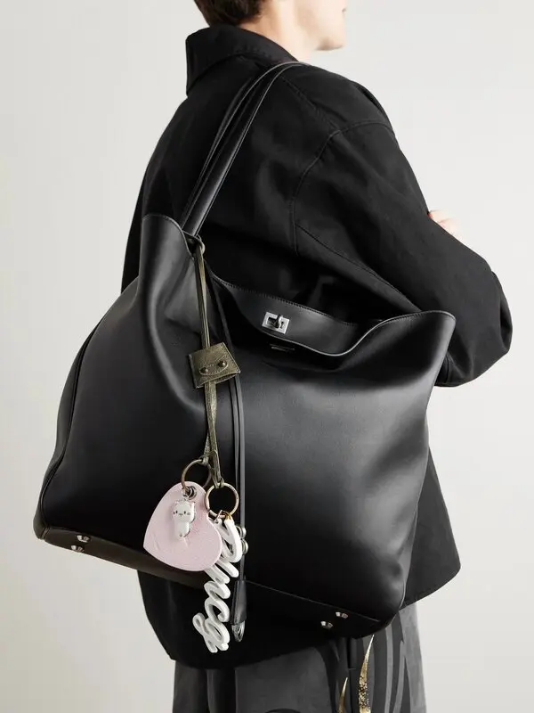 Balenciaga Rodeo North-South Leather Tote Bag - Black | Editorialist