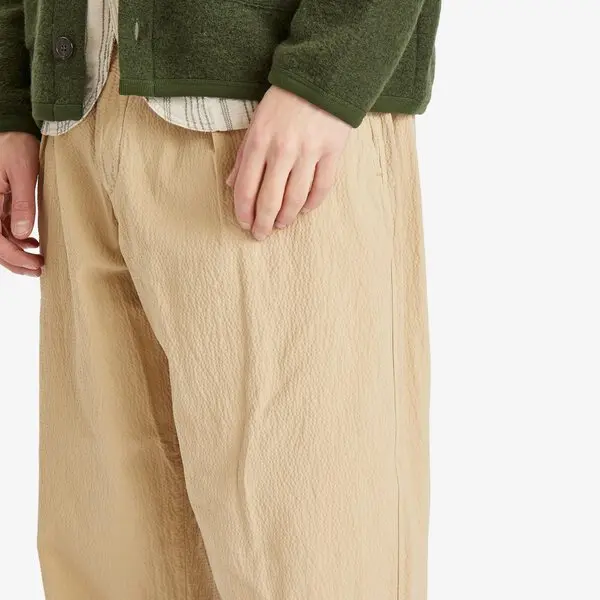 Universal Works Seersucker Pleated Track Pant