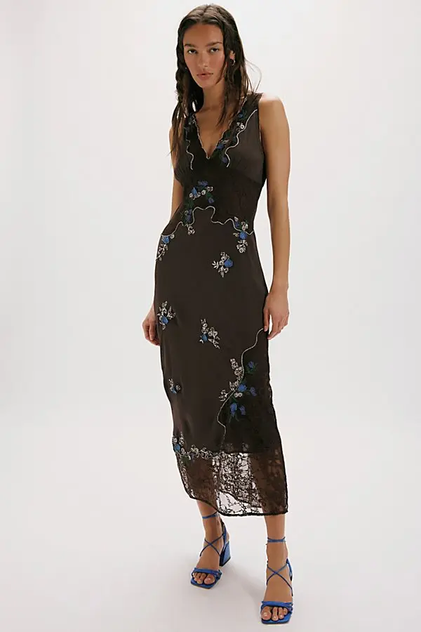Free People Meet Again Midi Dress