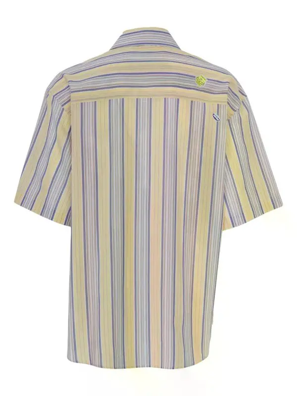 Martine Rose Asymmetrical Striped Shirt
