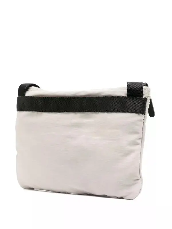 AGNES B. Canvas Messenger Bag - Neutrals