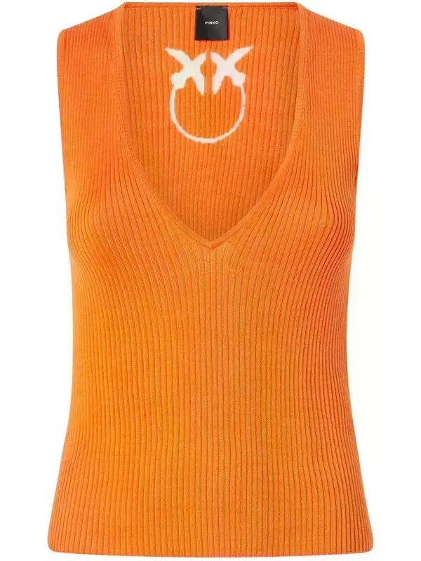 Pinko Ribbed Sleeveless Top