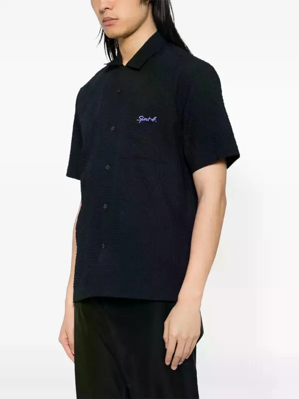 AGNES B. Vocation Short-sleeved Shirt - Blue