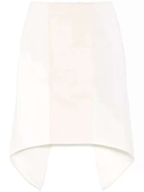 JW Anderson Layered Midi Skirt - White