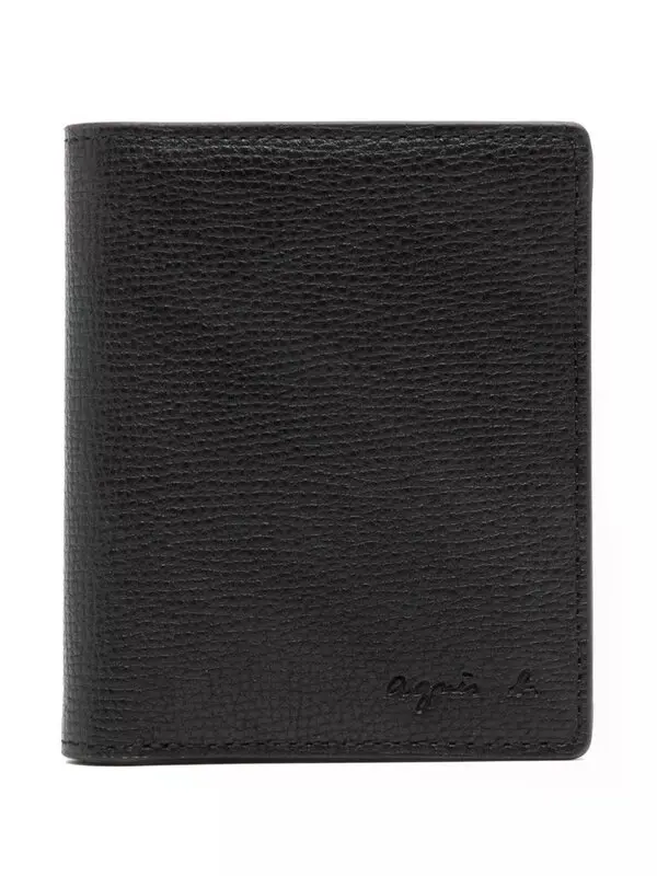AGNÈS B. Leather Wallet - Black