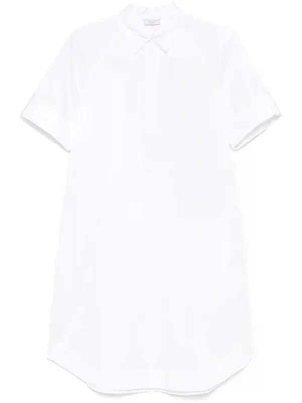 Peserico Poplin Mini Dress - White