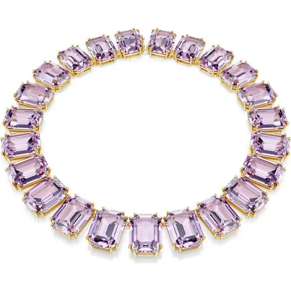 SWAROVSKI Millenia Crystal Collar Necklace - Purple