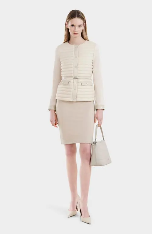 Rudsak Lina Light Down Combo Jacket - Vanilla